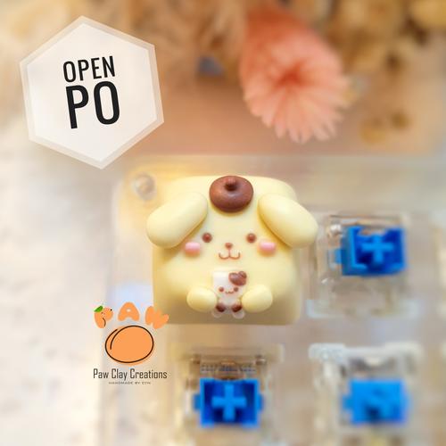 Jual artisan keycaps + pompompurin keycap + Mechanical keyboard ...