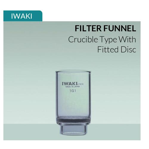Jual FILTER FUNNEL 30mL/30mm Crusible Type G4 IWAKI - Kab. Bekasi ...