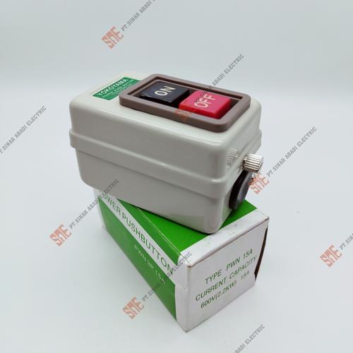 Jual Power Push Button ON OFF Yokoyama PWN 15A 30A 250VAC - PWN 15AMP ...