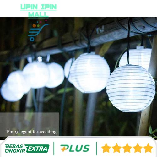 Jual Lampu Hias Dekorasi Lampion Solar Power 20 LED 5M - M202 ...