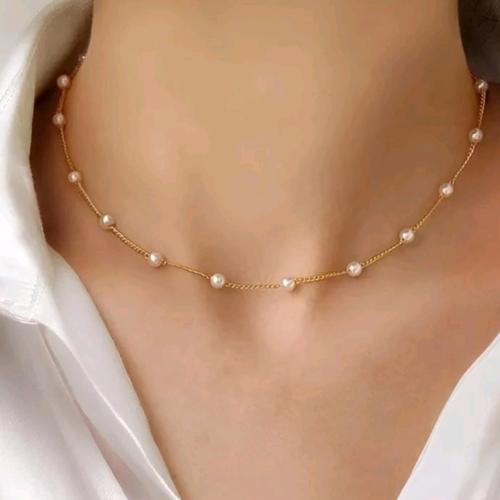 Jual Kalung Mutiara air tawar asli lombok - peach, 45cm(standar) - Kota ...