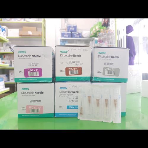 Jual Onemed Disposable Needle / Onemed Jarum / Onemed Needle - 27G ...