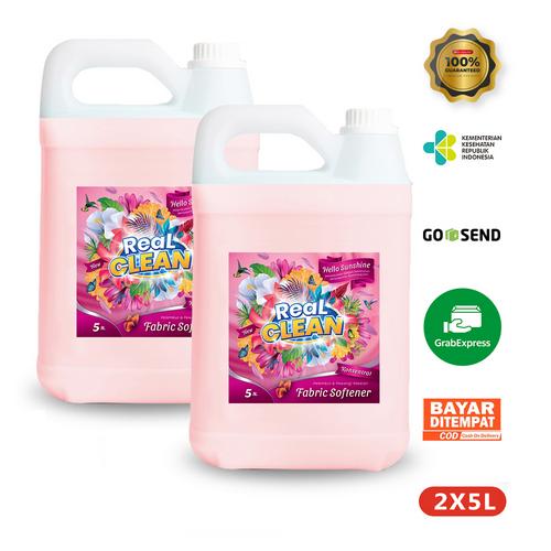 Jual [BUNDLE 2 PC] Softener 5 Liter Pelembut dan Pewangi Pakaian Real Clean - Jakarta Barat ...