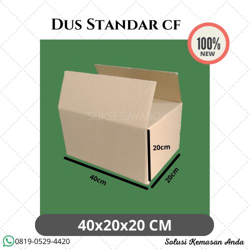 Jual KARDUS DUS PINDAHAN KEMASAN BARANG BOX UK 40X20X20 CFLUTE KUAT ...