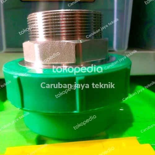Jual MALE THREAD JOINT PPR 75MM/ SOK DRAT LUAR PPR 2,5 INCH (SDL ...