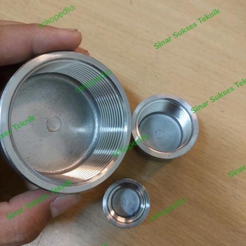 Jual Dop / End Cap 1 1/2" Inch Stainless SS304 Tutup Drat Dalam ...