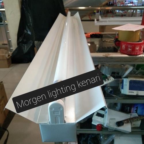 Jual kap tko 1x36 + lampu TL T8 LED MORGEN 18 watt 120cm BERGARANSI ...