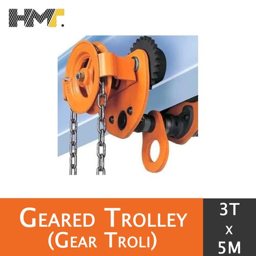 Promo Nagasaki Geared Trolley 3 Ton x 5 Meter / Gear Troli 3T x 5M ...
