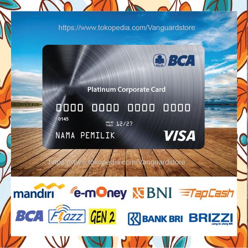 Jual KARTU EMONEY CREDIT BCA VISA PLATINUM CARD MANDIRI BRI BNI BCA 1 ...