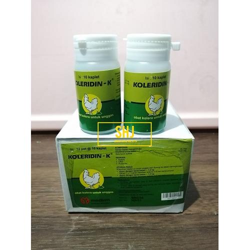 Jual KOLERIDIN-K ISI 10 KAPLET (OBAT KOLERA, CRD & PULLORUM PADA UNGGAS ...
