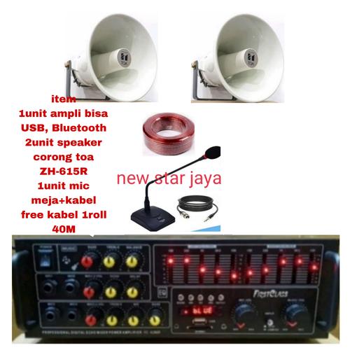 Jual Paket sound system Sekolah, musholla dll Speaker corong toa 2buah ...