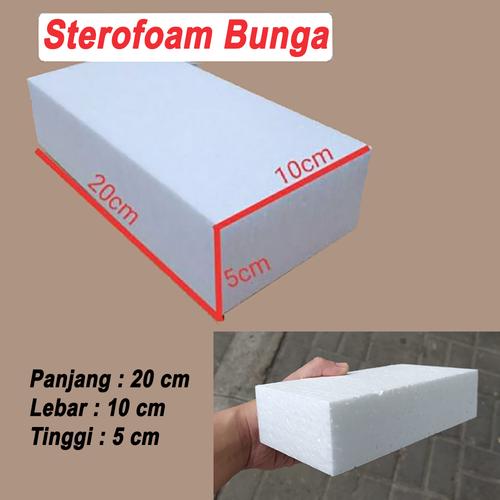 Jual Sterofoam Flower Busa bunga Oasis bunga Styrofoam Bunga 20 x 10x 5 ...