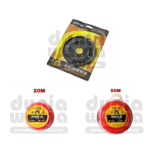 Jual SOLID Dudukan Piringan Senar Potong Rumput/Trimmer Head/Line 20m ...