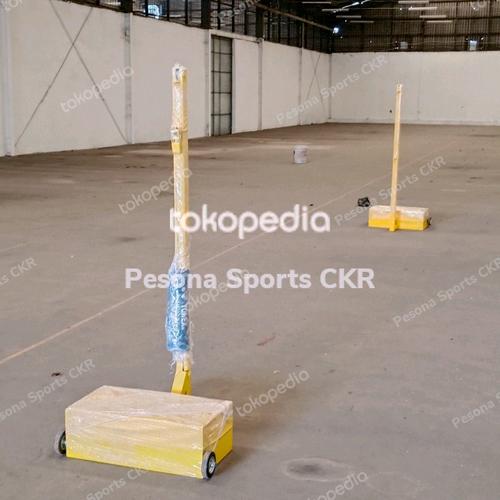 Jual tiang net badminton bulutangkis 1 set free jaring net - Kab ...