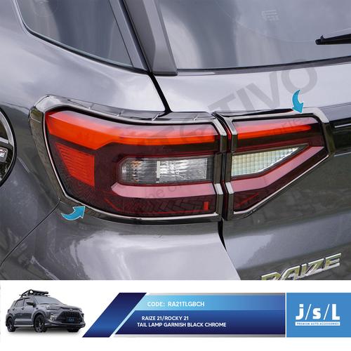 Promo Tail Lamp Toyota Raize 2021 JSL Garnish Belakang Black Chrome ...