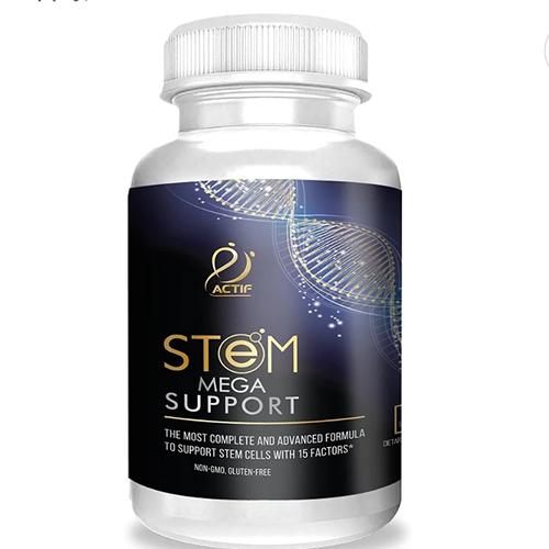Jual Actif Stem Cell Mega Support with 15 Factors - Non-GMO 60 Softgels ...