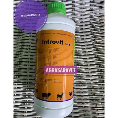 Jual INTROVIT ORAL 1 liter (multivitamin dan asam amino) sapi kambing ...
