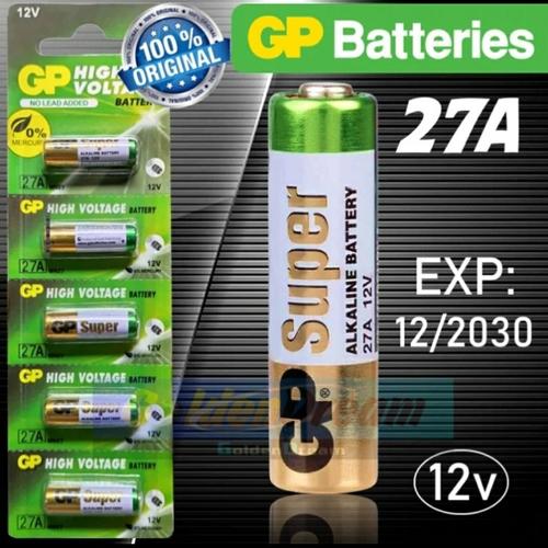 Jual Baterai Alkaline GP 27A 12V High Voltage - Kota Bandung - Gateway 99 | Tokopedia