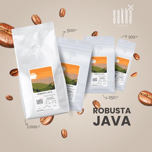Promo Kopi Robusta Jawa Java Coffee Beans Espresso Roasted Bean Biji ...