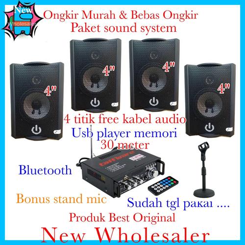 Jual paket sound system 4 titik crimson full original Cafe dan kantoran ...