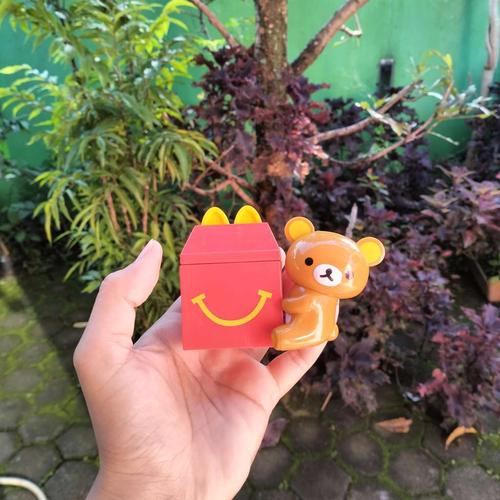 Jual Mainan Happy Meal Rilakkuma Kiiroitori On Box - Mc Donald's Toys ...