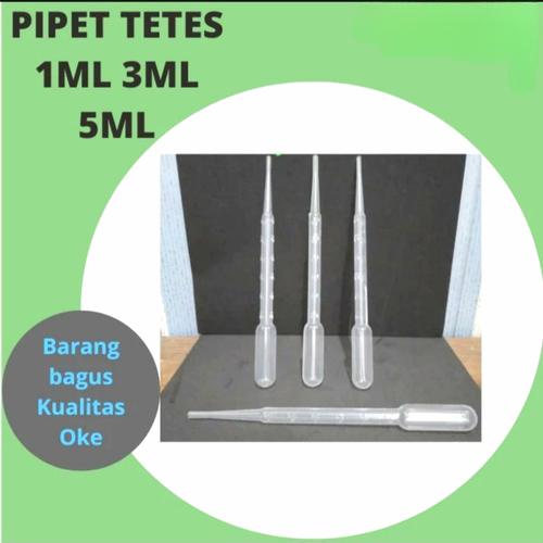 Jual Pipet Tetes 5ml Minimal Order 10Pc Pipet Tetes Laboratorium - 1ml ...