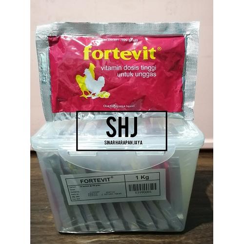 Jual FORTEVIT 100 GR (VITAMIN DOSIS TINGGI UNTUK UNGGAS) - Kota ...