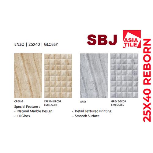 Jual ASIA TILE ENZO SERIES 25 X 40 / KERAMIK GLOSSY - Kota Bandung ...