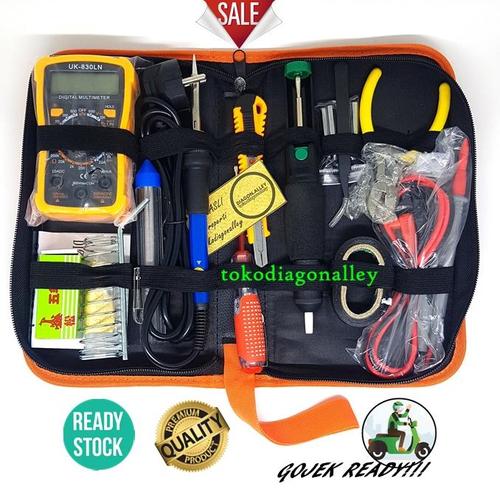 Jual Multitester Digital Multimeter Digital Solder Listrik 60 Watt Set ...