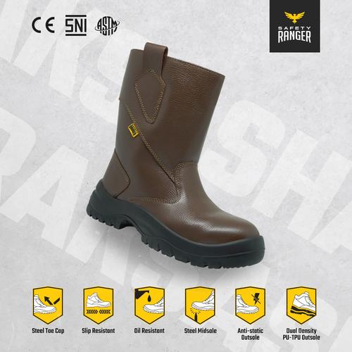 Jual Sepatu Safety Ranger - RAKSASHA - SR08 - PU/TPU - Safety Shoes ...