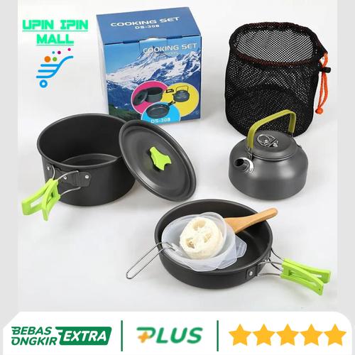 Jual Nesting Set Panci Alat Masak Set Camping Outdoor 7 PCS - DS-308 ...
