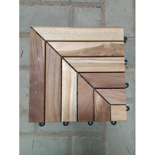 Jual Decking Tile - Ubin Kayu Jati Mozaik Bongkar Pasang - Lantai Pool ...