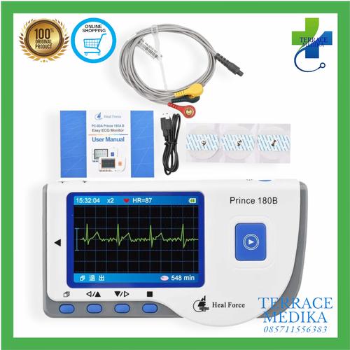 Jual ECG PORTABLE HEAL FORCE / EKG PORTABLE PRINCE 180B HEAL FORCE ...