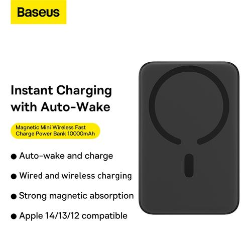 Jual BASEUS Power Bank Wireless Magnetic iPhone 15 Fast Charge 20W ...