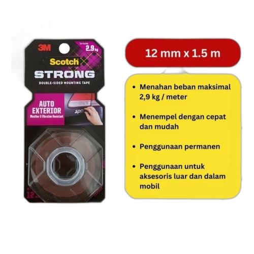 Jual Double Tape 3M Scotch 710-S12 Auto Exterior untuk Asesoris Mobil ...
