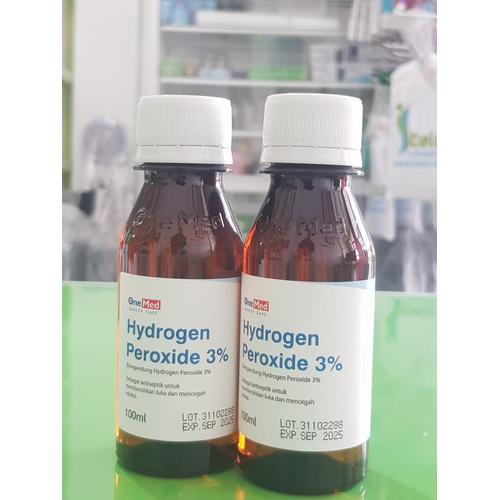 Jual Onemed Hydrogen Peroxide 3% 100ml / H2O2 / Hidrogen Peroksida ...