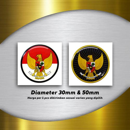 Jual Sticker Logo Garuda Timbul - Merah Putih, 3cm - Kab. Bekasi ...