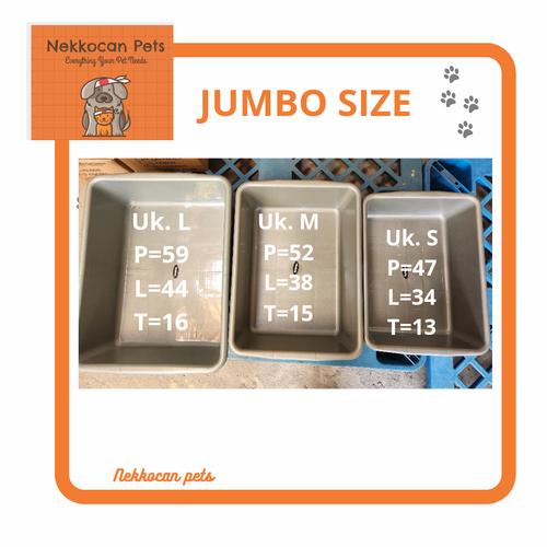 Jual Litter box Jumbo / bak pasir kucing jumbo / toilet bak pasir ...