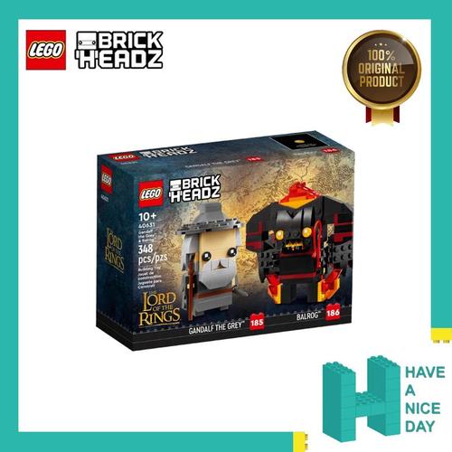 Jual Lego Brickheadz 40631 Gandalf the Grey & Balrog - Jakarta Utara ...