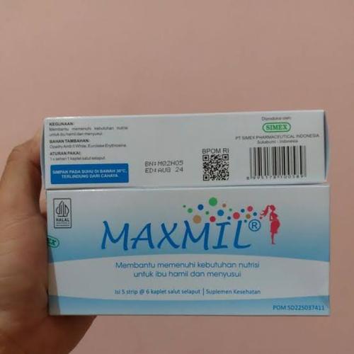 Jual MAXMIL multivitamin ibu hamil isi 30 kapsul - Jakarta Pusat ...