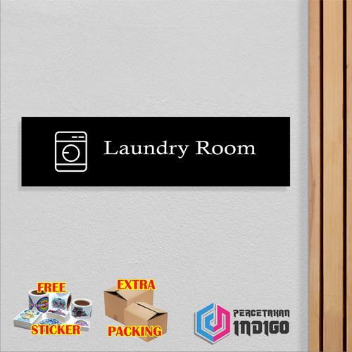 Jual Papan tanda akrilik sign board Laundry Room - Kab. Bekasi ...