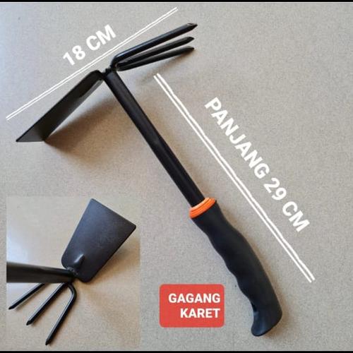 Jual Pacul garuk mini 2 fungsi pacul garpu mini gagang karet - Jakarta ...