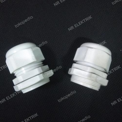 Jual Kabel Gland PG 29 Cable Range 18-25 mm Putih Hitam Premium - Putih ...