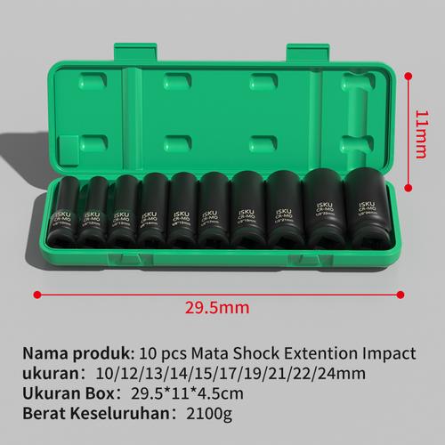 Promo ISKU Mata Sok Impact Set Lengkap Mata Shock Impact Panjang CR-MO ...