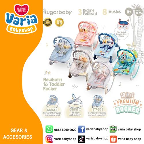 Jual 10IN1 PREMIUM ROCKER | SUGAR BABY - BEIGE DEAR BEAR - Kota ...