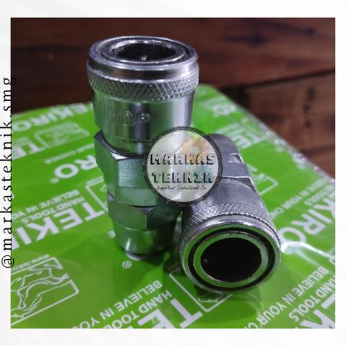 Jual TEKIRO Air Quick Coupler Two Touch 40SP / Coupler Angin Dua ...