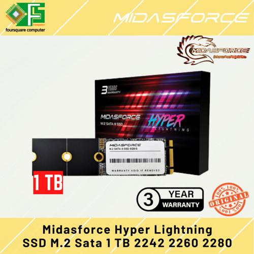Jual SSD M.2 Sata 1 TB Midasforce Hyper Lightning | M2 2280 2260 2242 ...