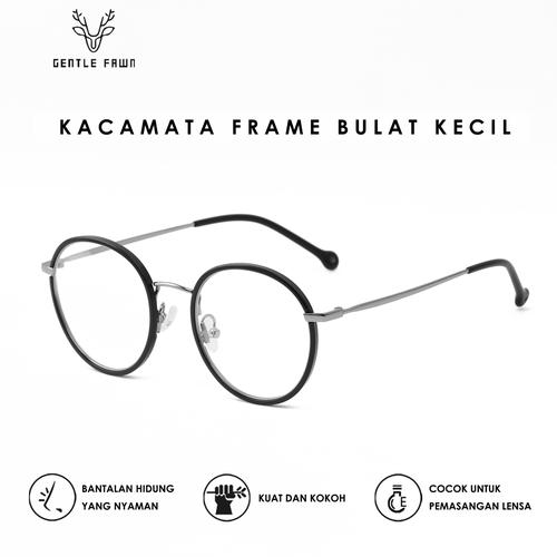 Promo Kacamata Frame Bulat Fashionable Keren Bisa Minus Pria Wanita ...