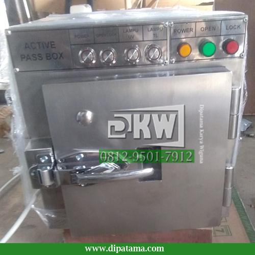 Jual Pass Box Stainless steel Interlock door with UV 30x30x30 cm ...