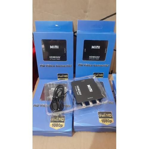 Jual HDMI2AV Converter Mini Adapter HDMI To AV RCA CVBS 1080P HD Video ...